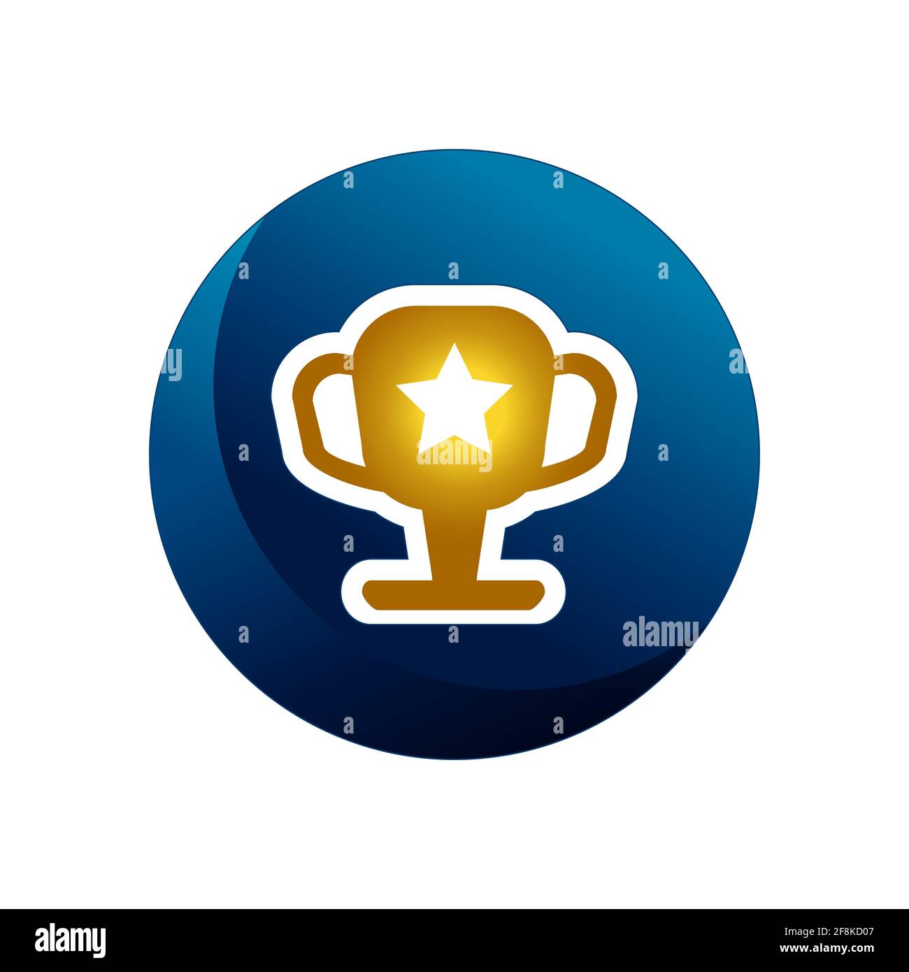 Trophy icon isolated on white background from racing collection. Trophy ...