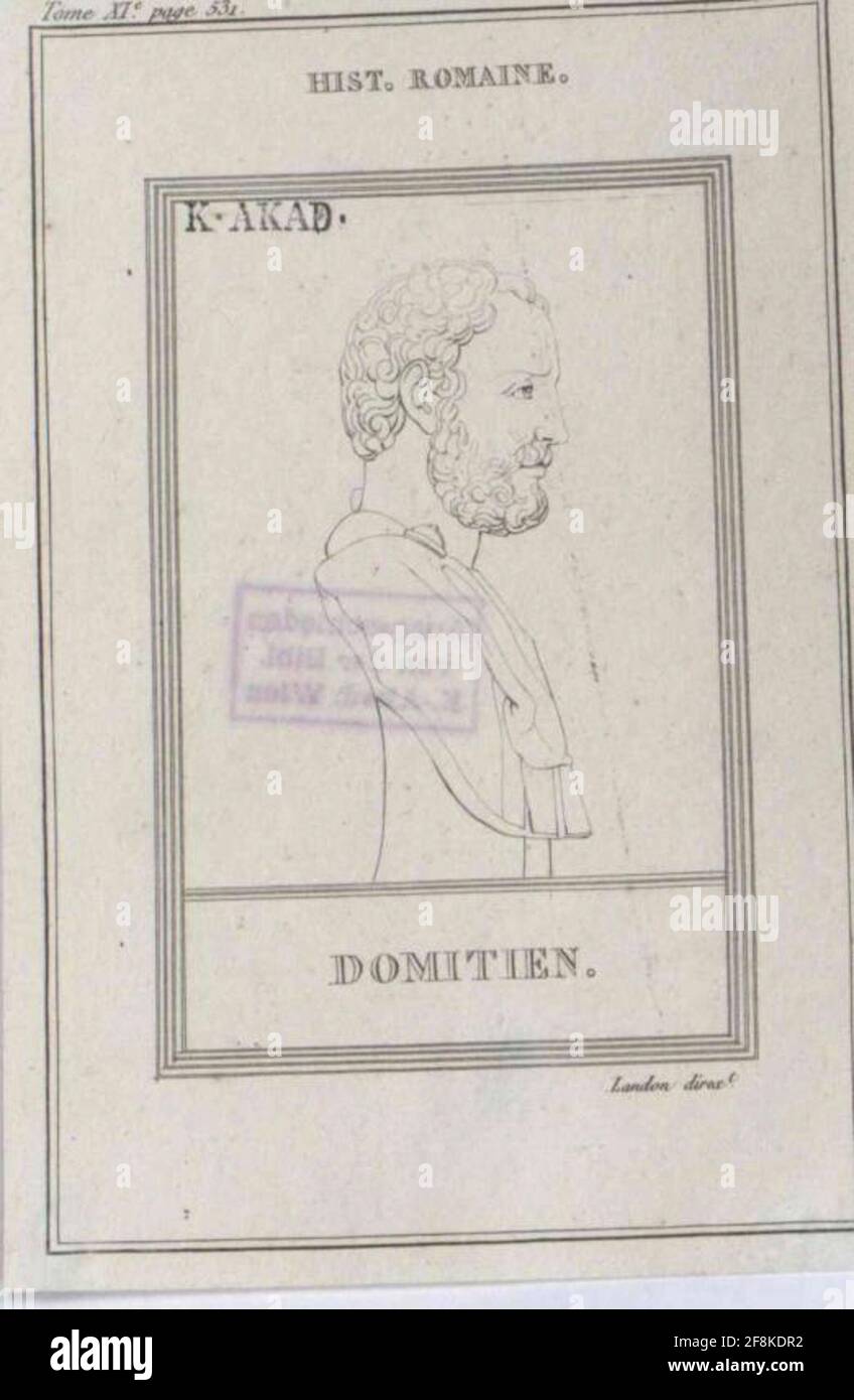 Domitian, Roman emperor Stock Photo - Alamy