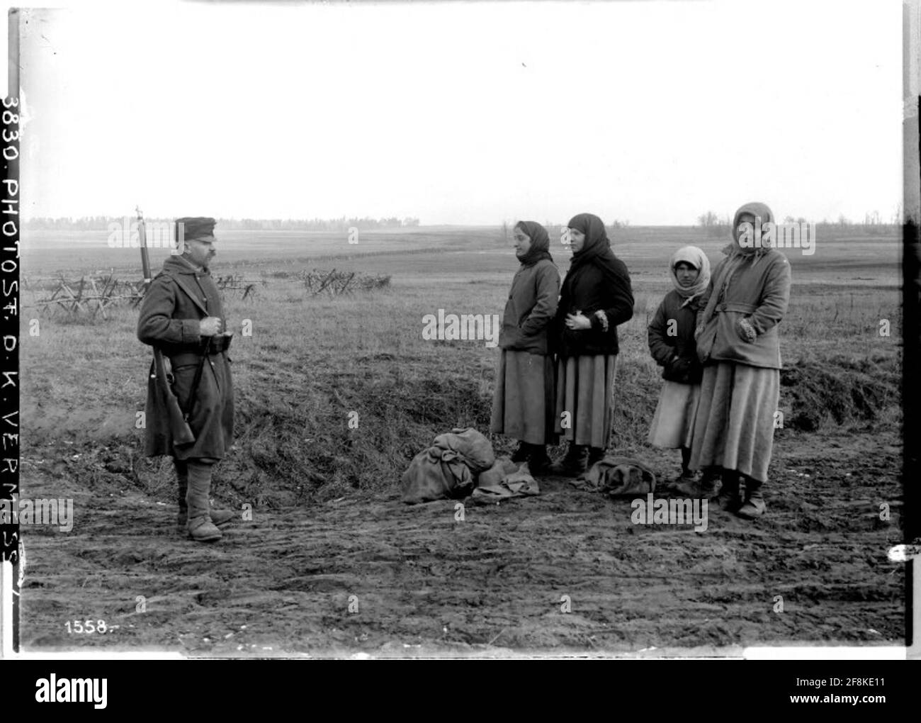 Emigrants returning to their villages Probably near Wladimir Wolinsky ...