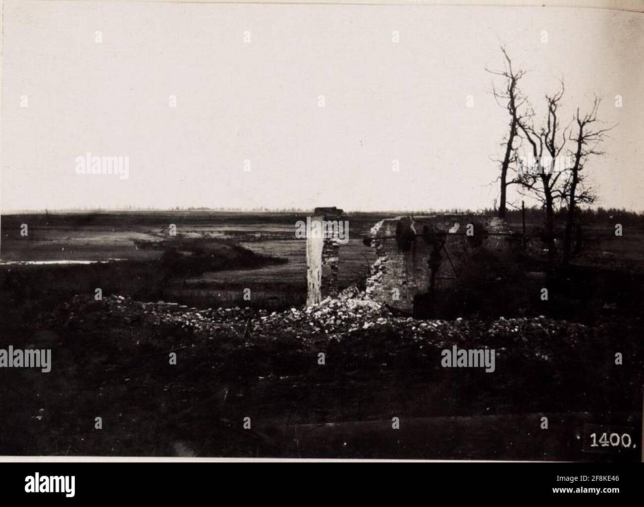 Zaturcy: Destroyed machine system of a Meierhof Stock Photo - Alamy