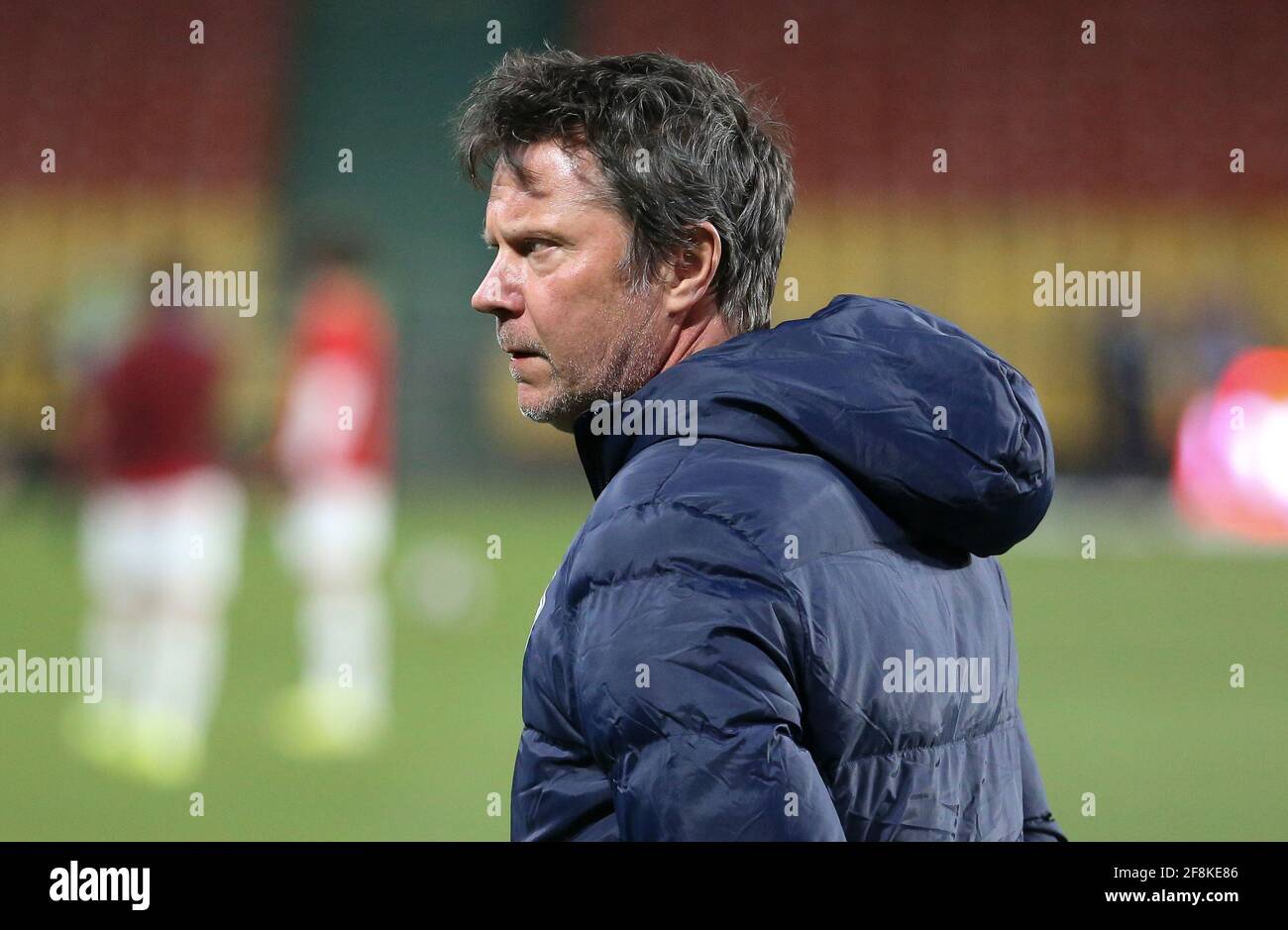 Assistant coach of Lille OSC Thierry Oleksiak during the French ...