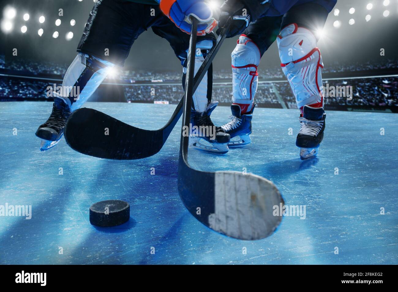 Ice hockey competitive local features Stock Photo - Alamy
