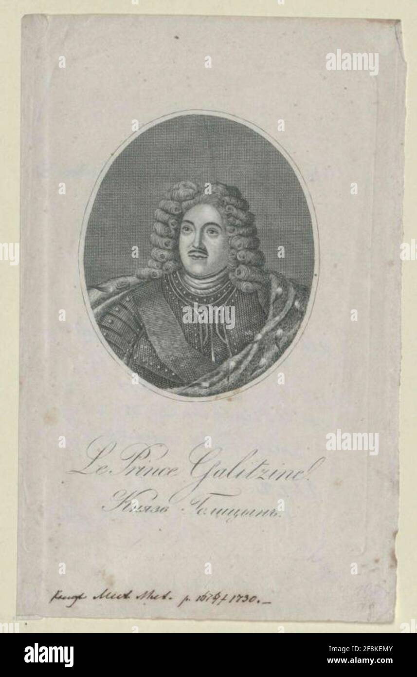 Prince galitzin hi-res stock photography and images - Alamy