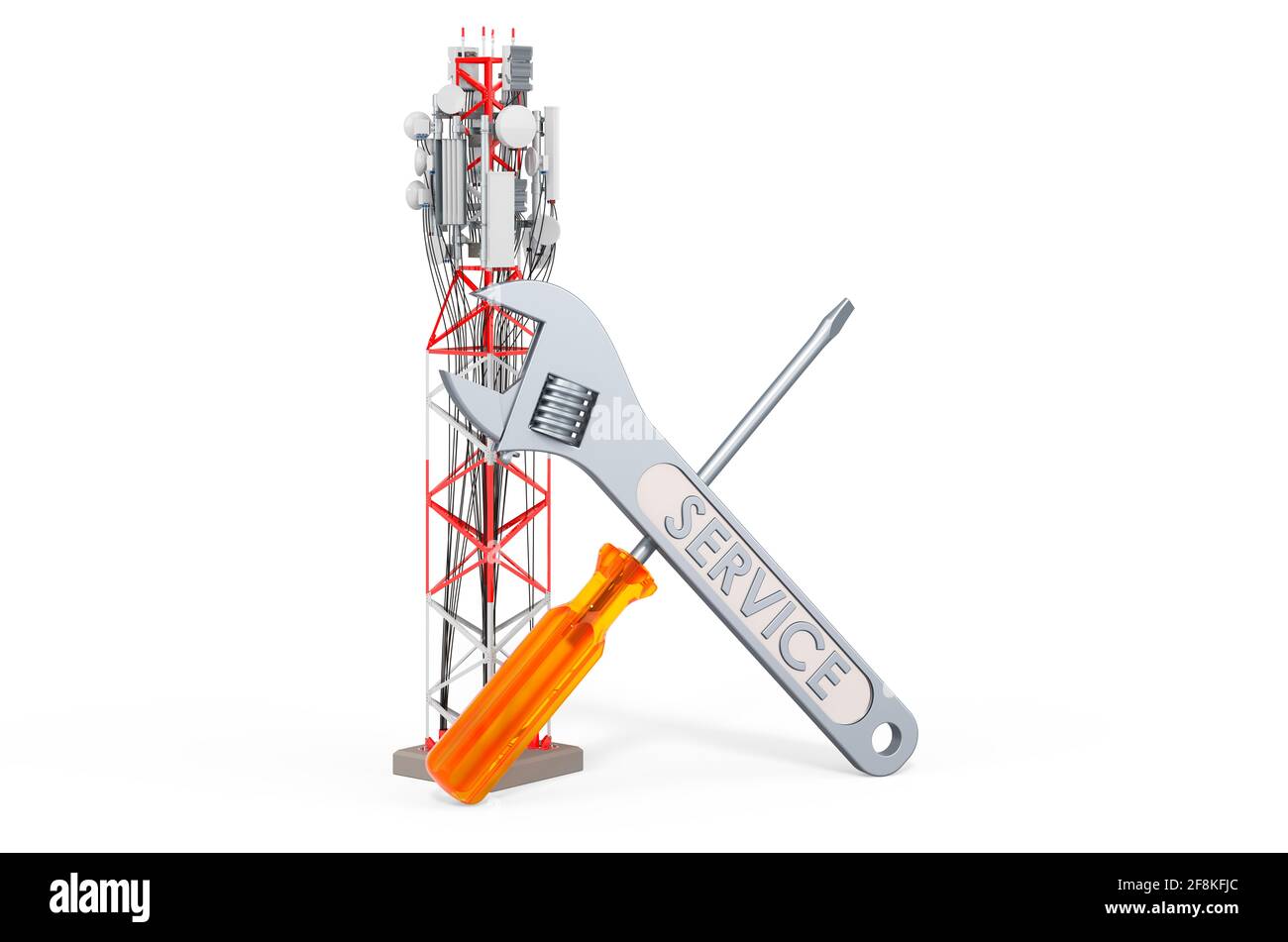 Service cell phone base Cut Out Stock Images & Pictures - Alamy