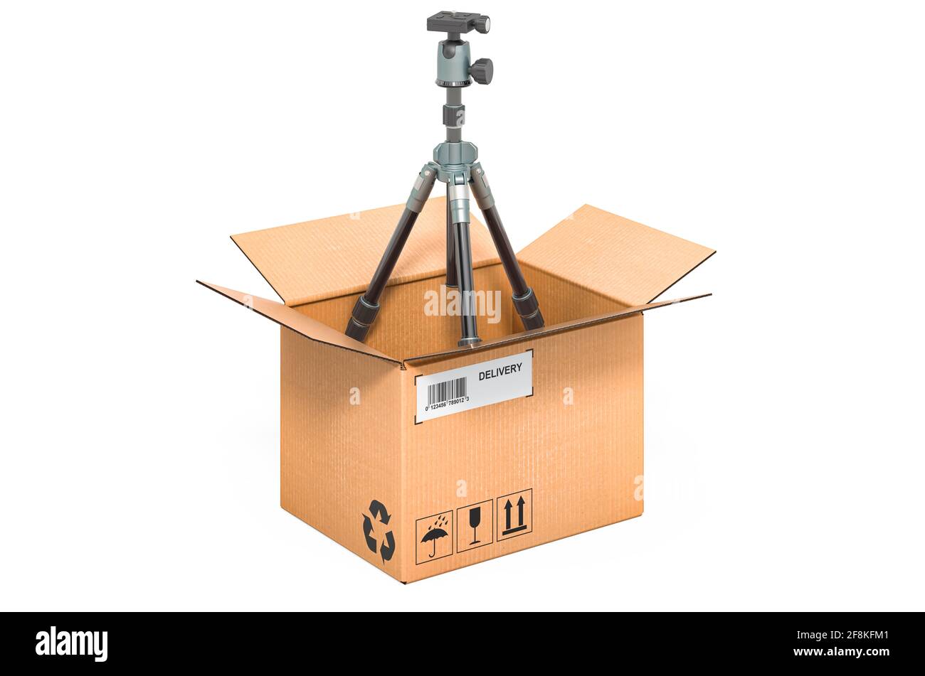 Camera with e tripod Cut Out Stock Images & Pictures - Alamy
