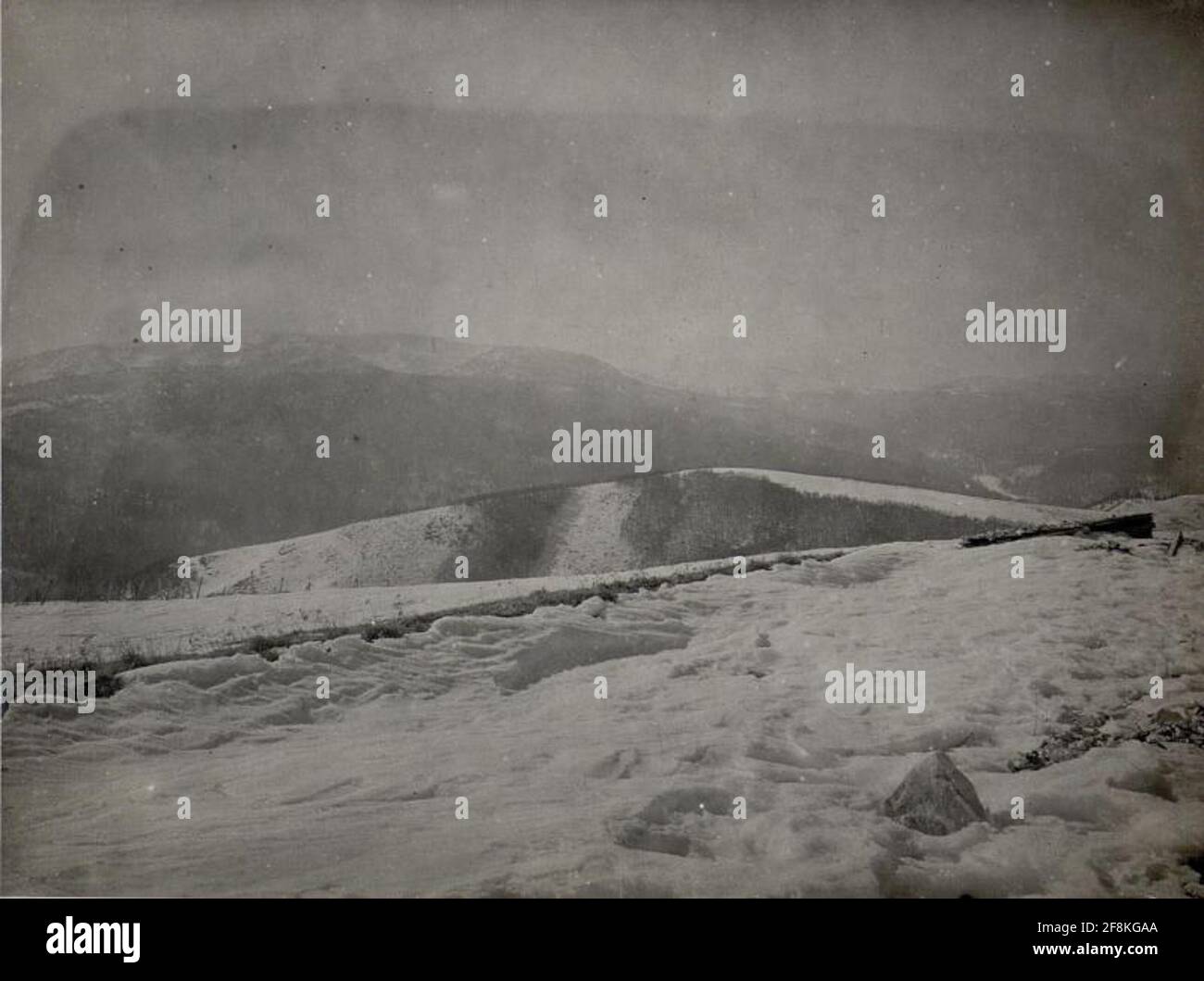 Panorama: Monte Grappa. Viewpoint Monte Lisser. (5. Part image for WK1 ...