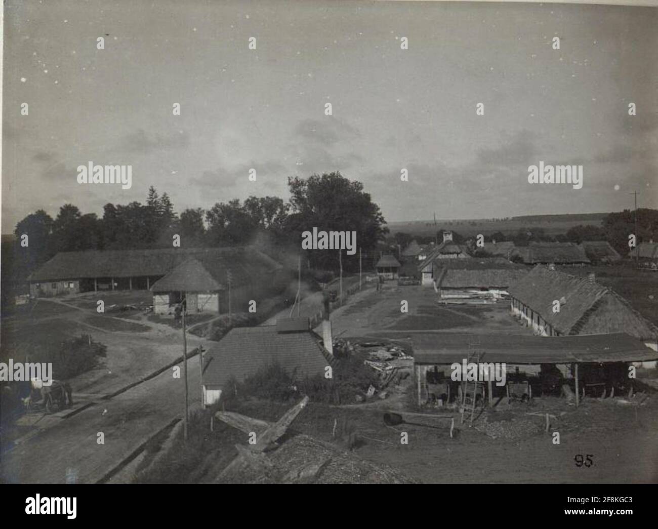 Location of the 10.corps command in Mukuliczy Stock Photo - Alamy