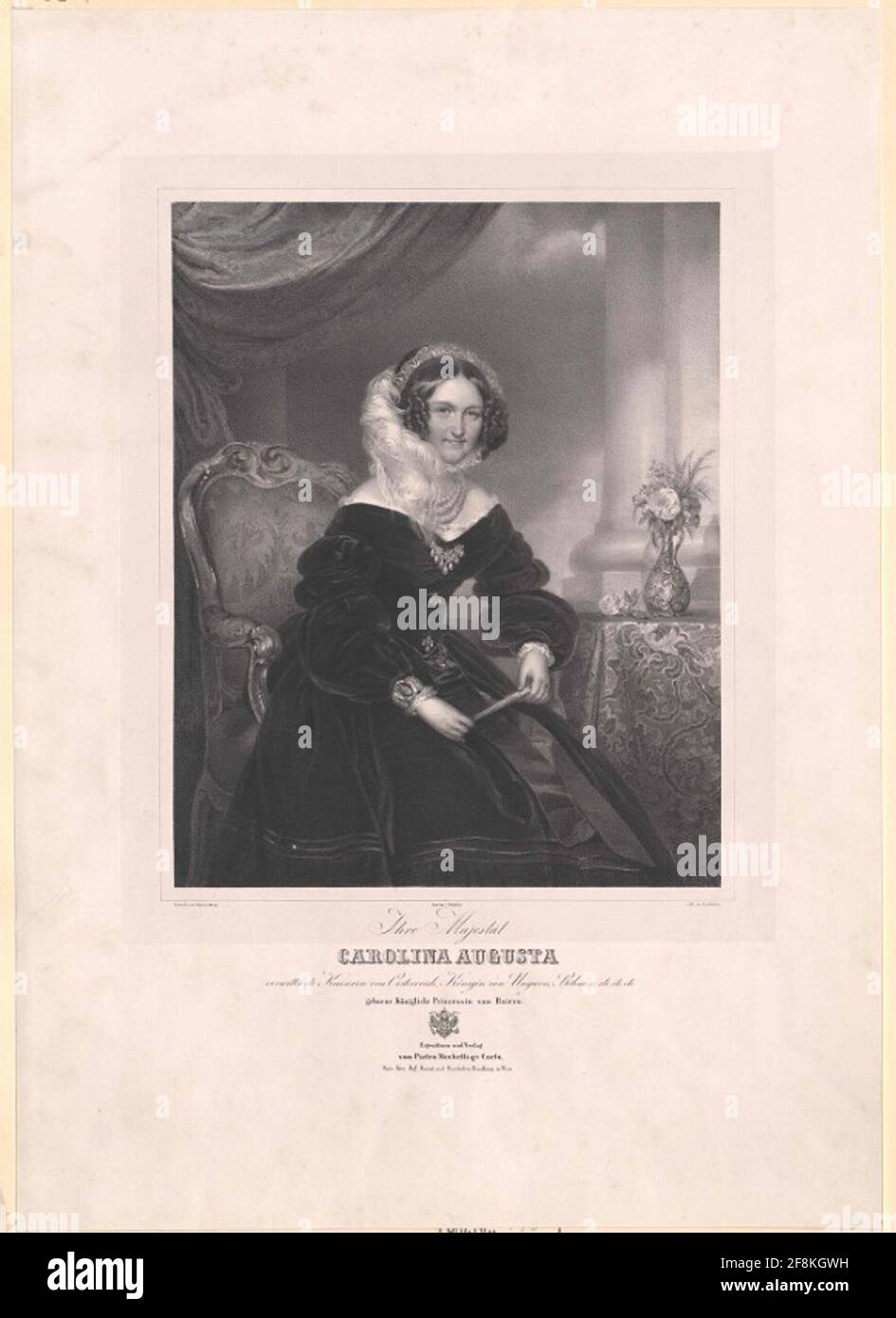 Karoline, Princess of Bavaria (1792-1873 Stock Photo - Alamy