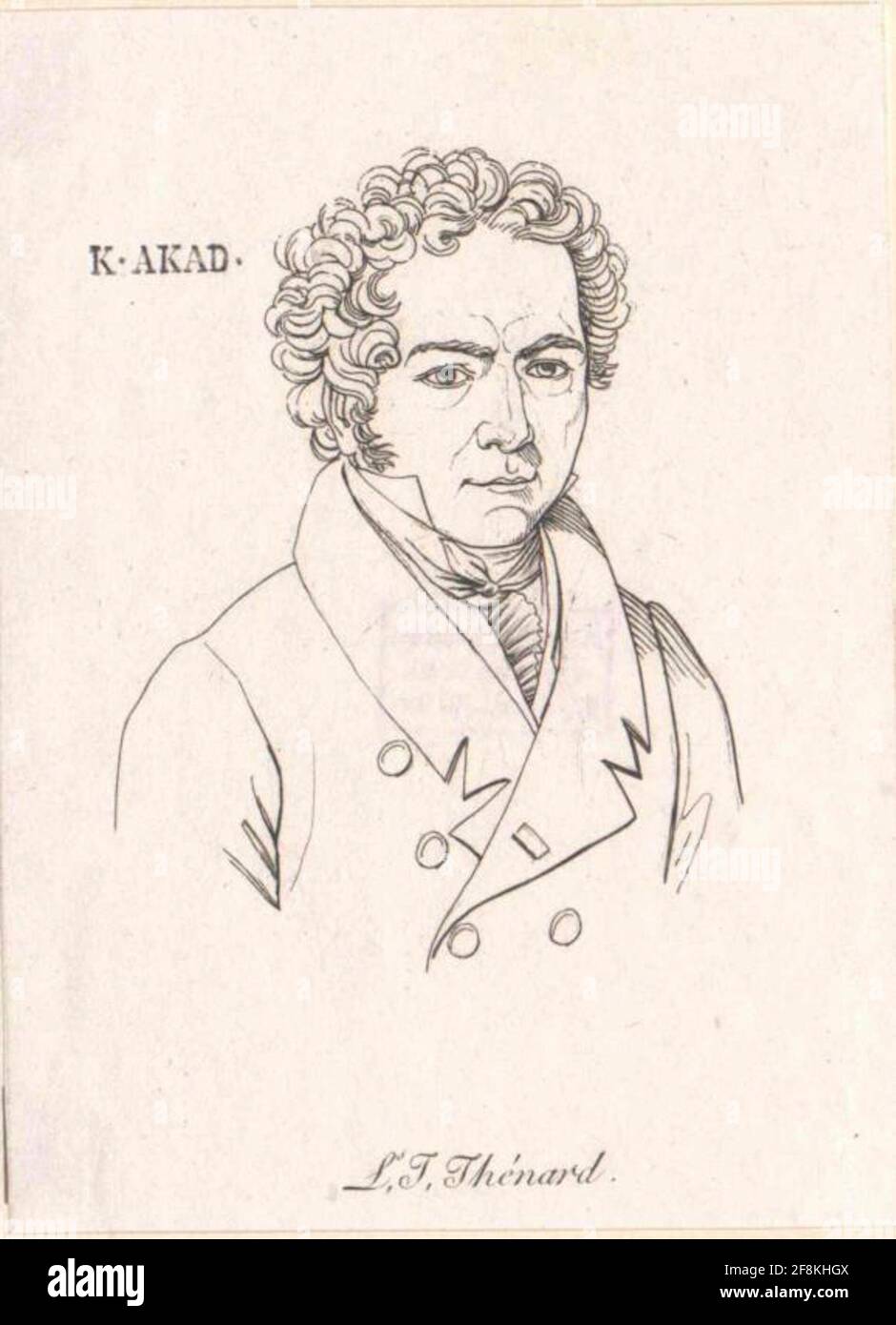 Thenard, Louis Jacques Baron de Stock Photo - Alamy