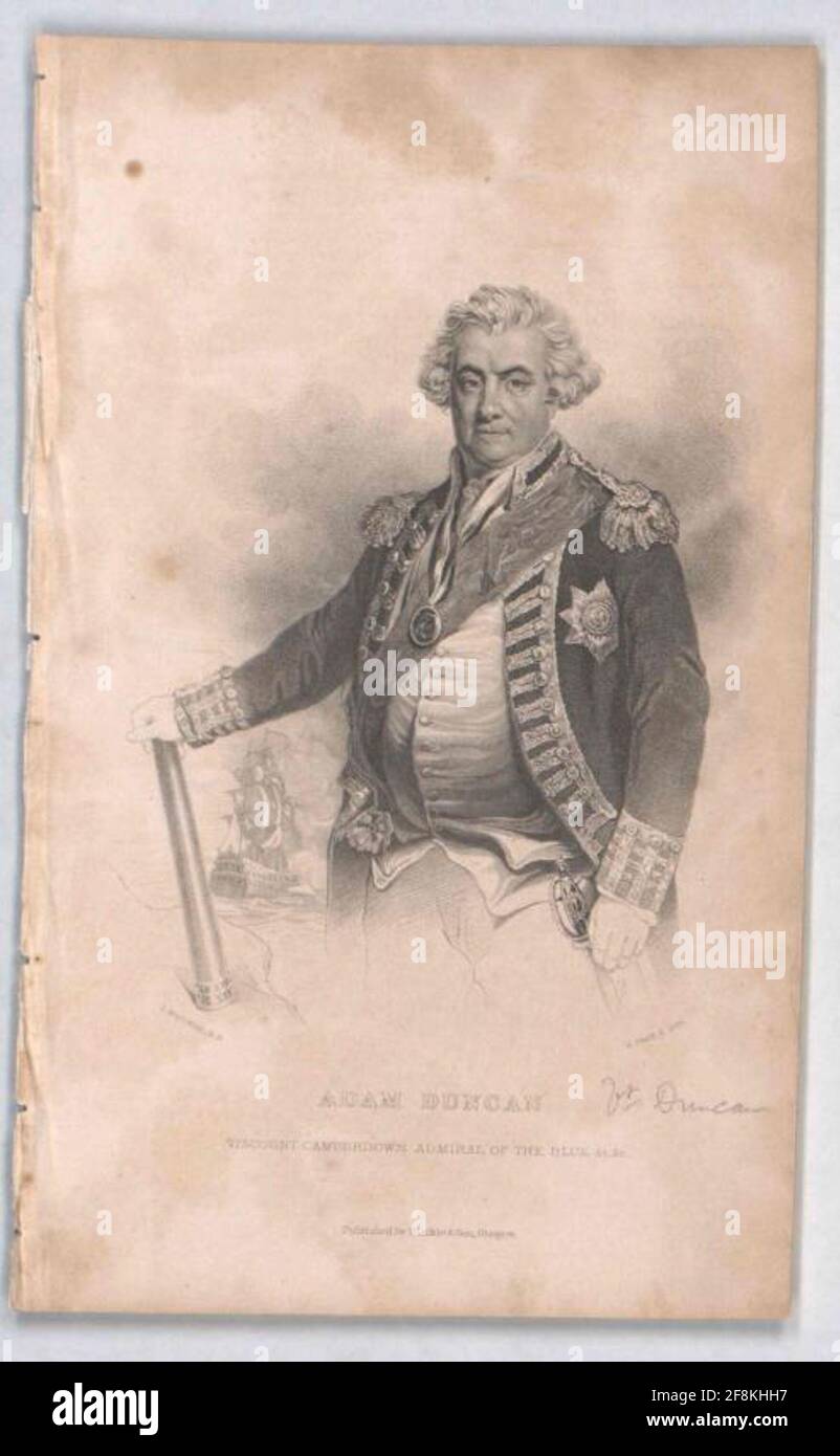 Duncan, 1. Viscount Duncan of Camperdown, Adam Stock Photo - Alamy