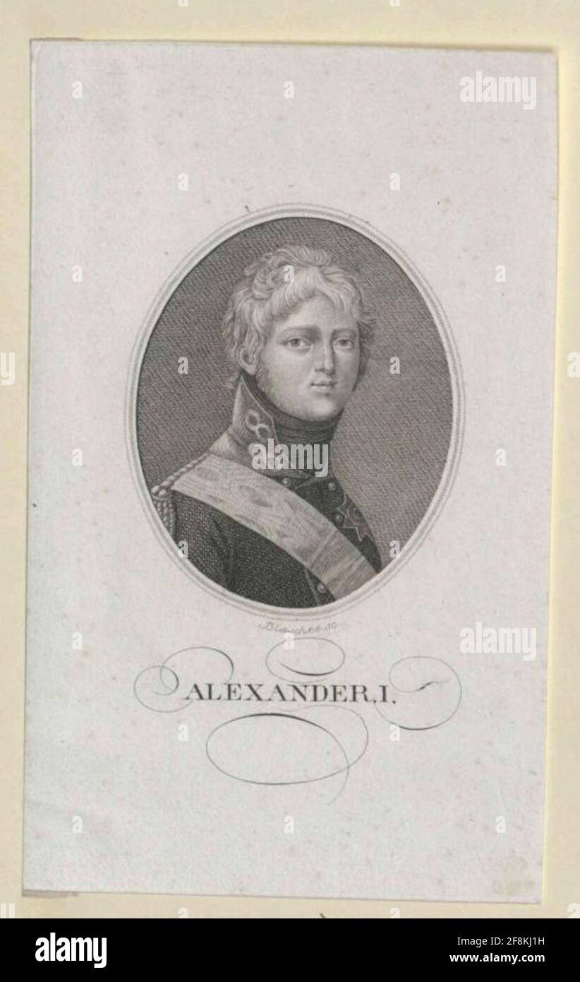 Alexander I, Kaiser of Russia Stock Photo - Alamy