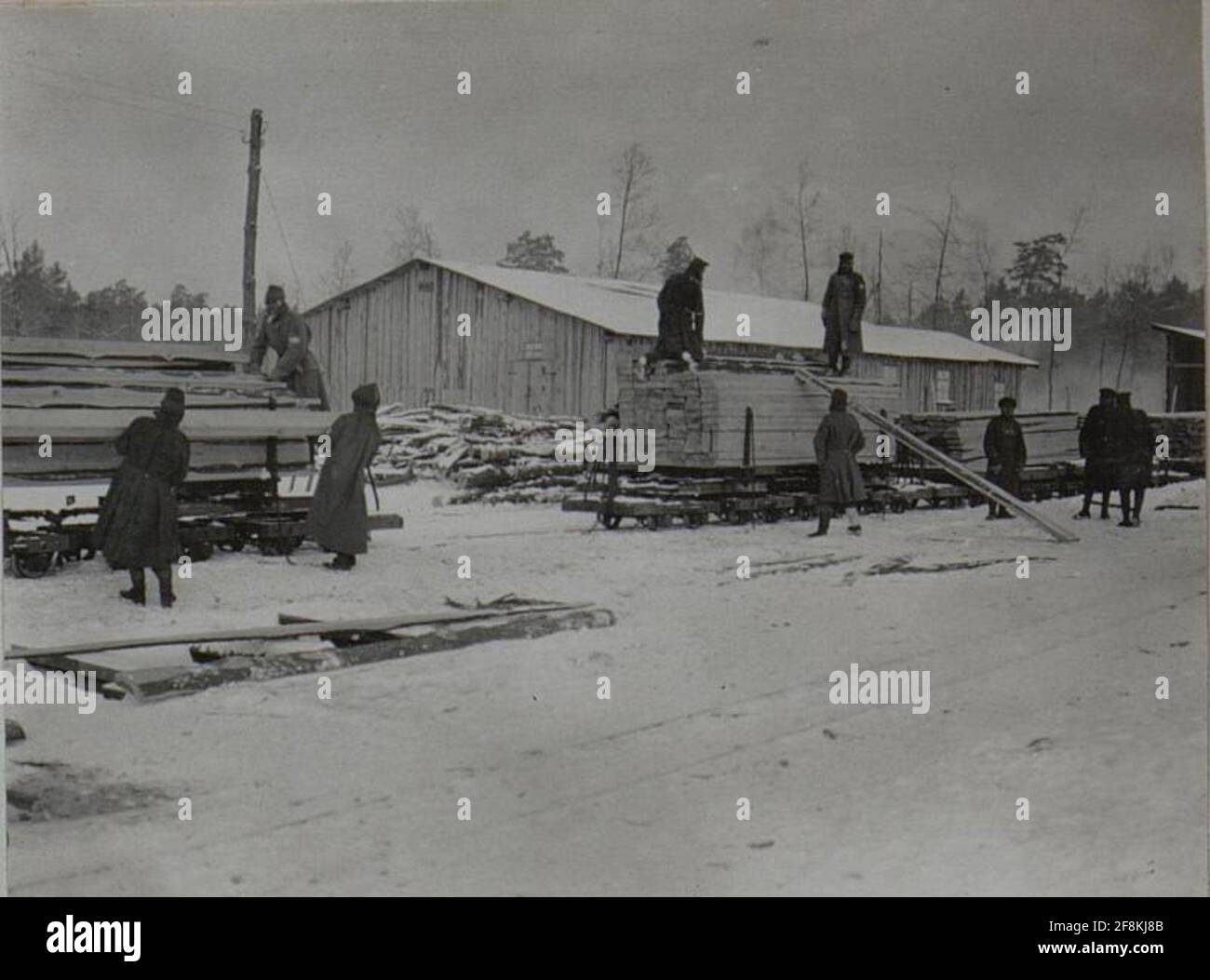 Prisoner loaded boards Stock Photo - Alamy