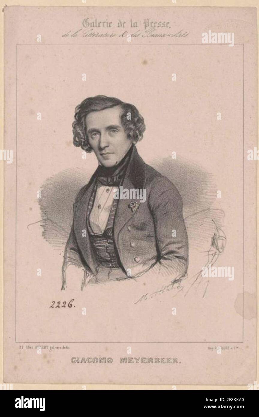 Meyerbeer, Giacomo Stock Photo - Alamy