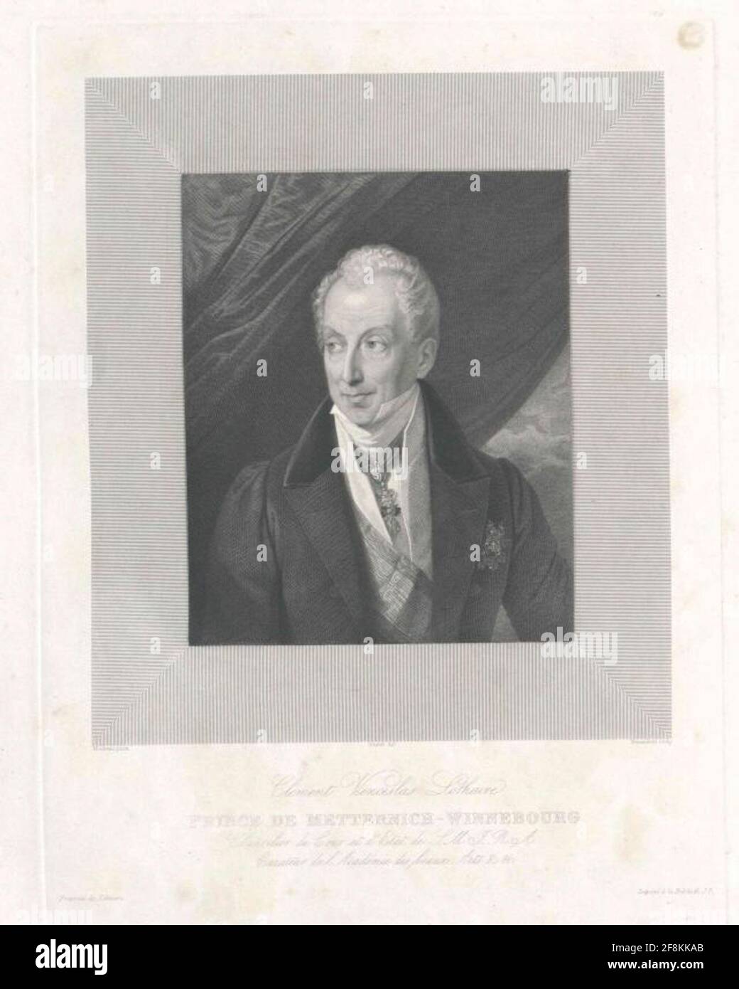 Prince klemens lothar wenzel von metternich hi-res stock photography ...
