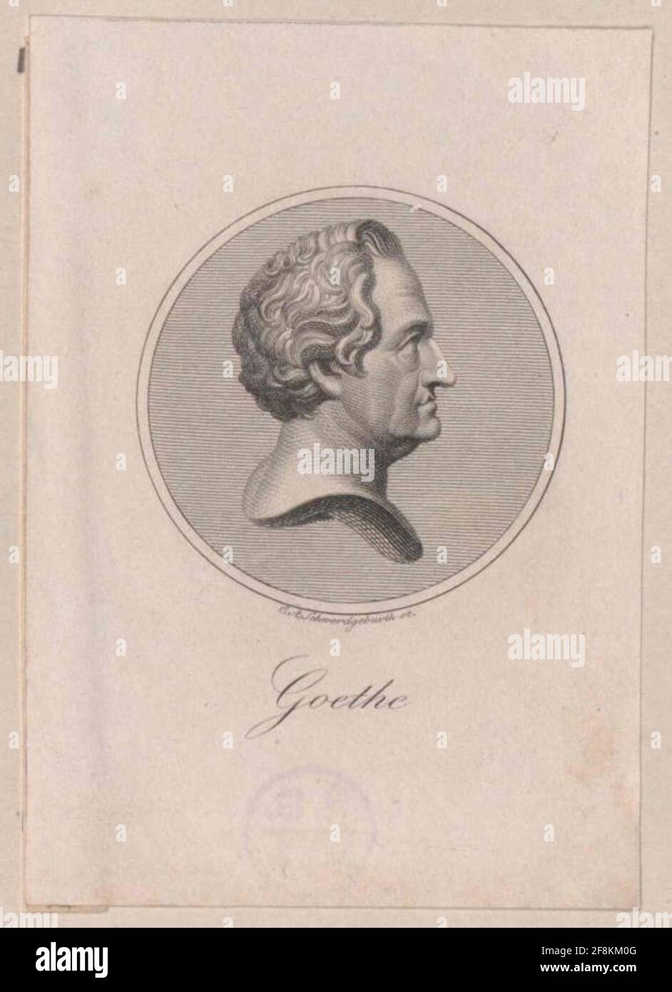 Goethe, Johann Wolfgang von Stock Photo - Alamy