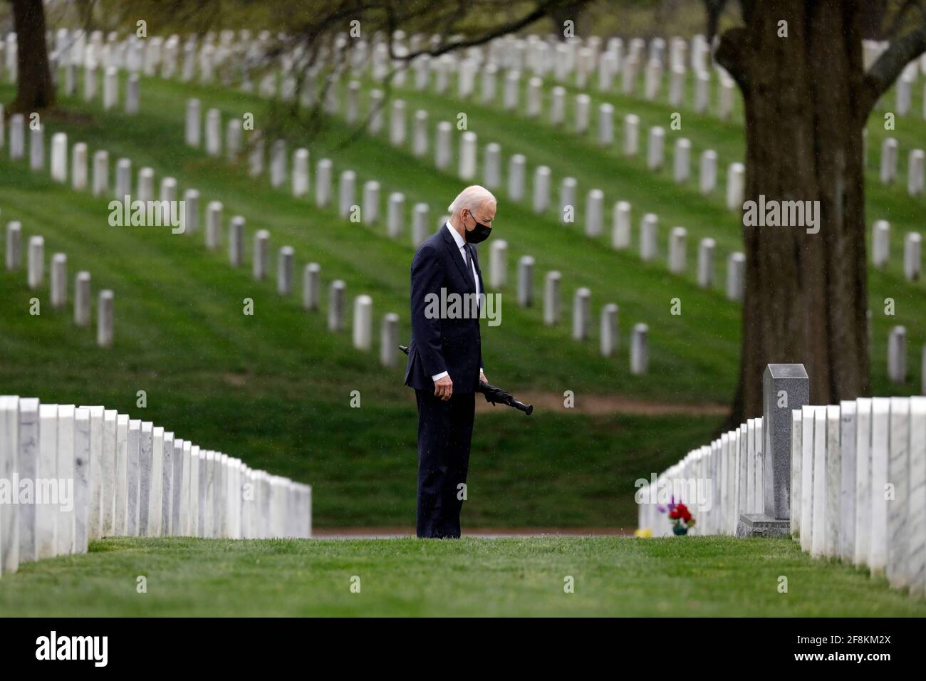 U.S. President Joe Biden visits Section 60 at Arlington National ...