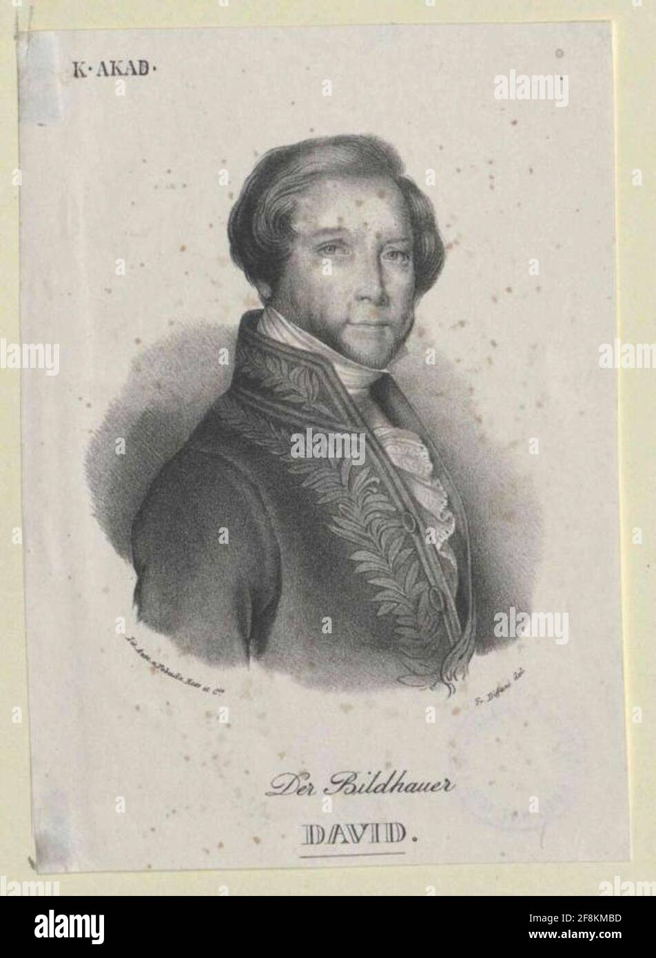 David of Angers, Pierre Jean Stock Photo - Alamy