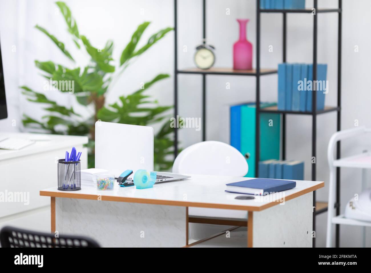 An empty doctor's room in a public hospital. Doctor's workspace Stock ...
