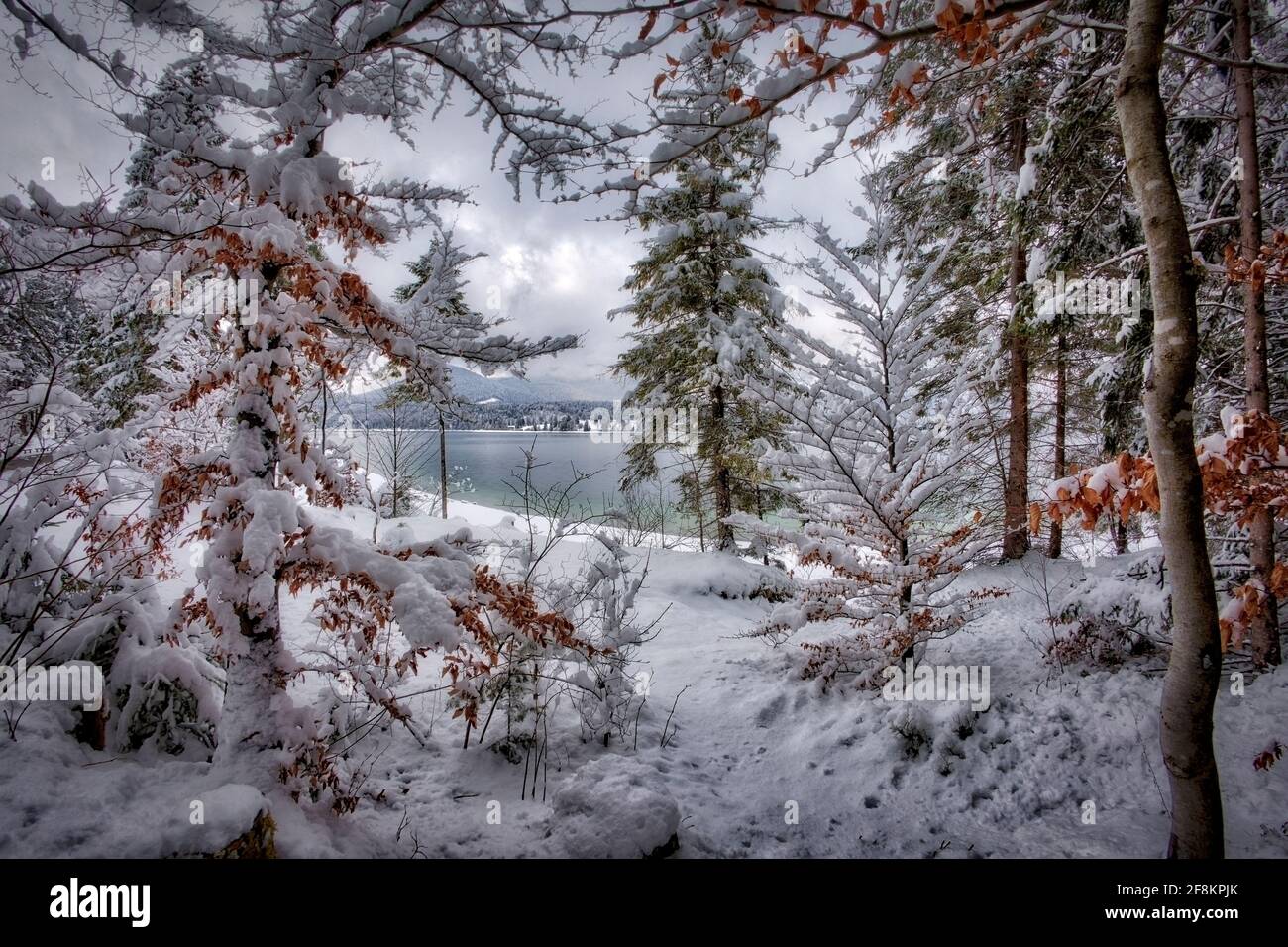 Walchensee lake winter hi-res stock photography and images - Alamy