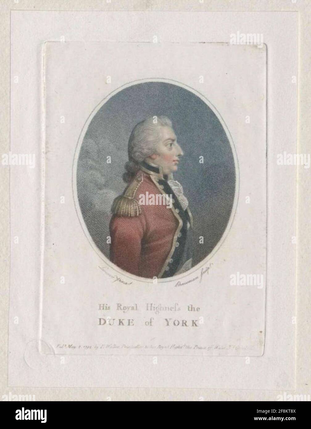 Friedrich August, Duke of York and Albany Stock Photo - Alamy