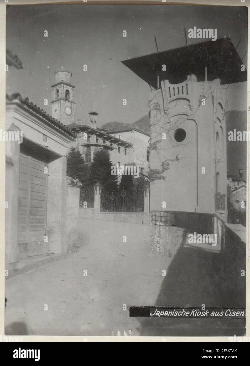 Japanese kiosk in Cison Stock Photo - Alamy