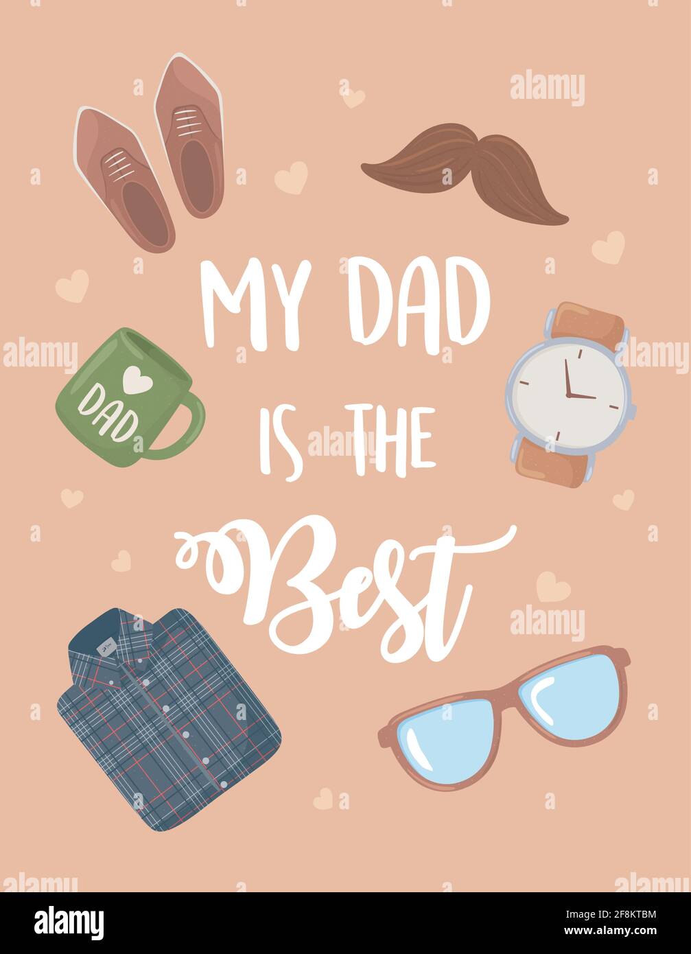 card, my dad is the best Stock Vector Image & Art - Alamy