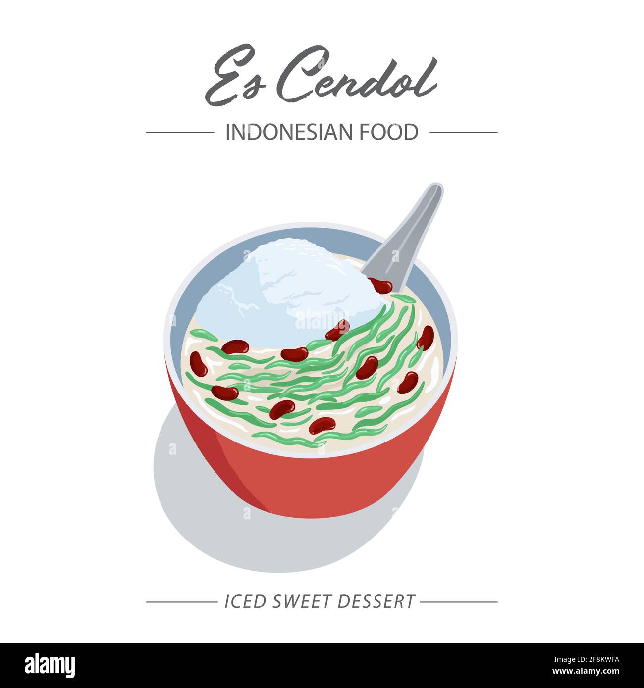 Asian iced dessert Stock Vector Images - Alamy