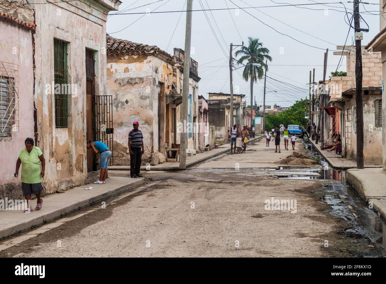 Caribbean street life hi-res stock photography and images - Alamy