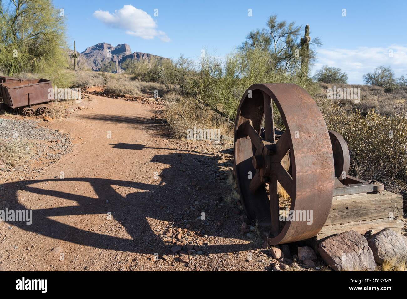 Antique mining ore car hi-res stock photography and images - Alamy