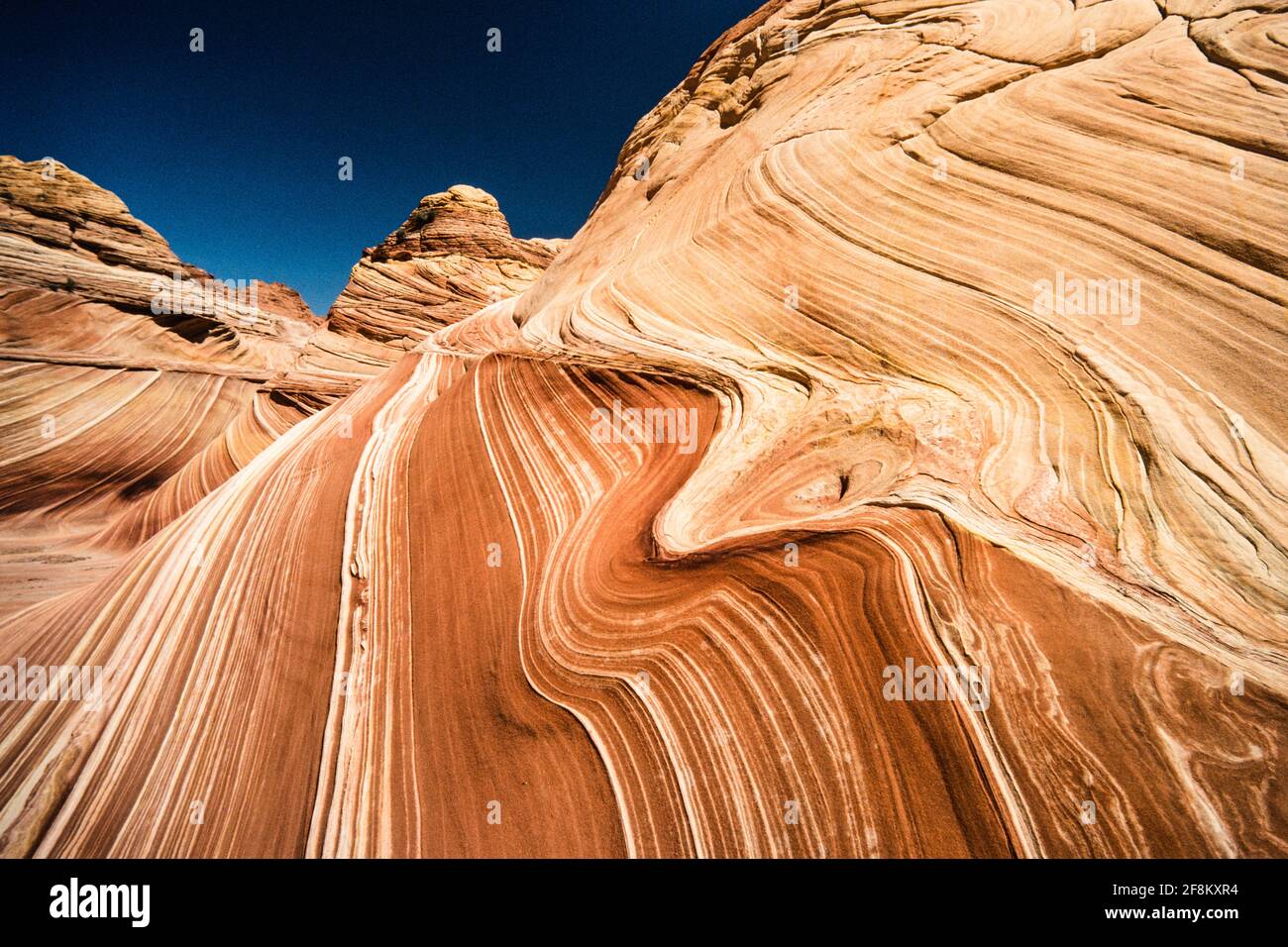 The Wave is a striated sandstone formation in North Coyote Buttes ...