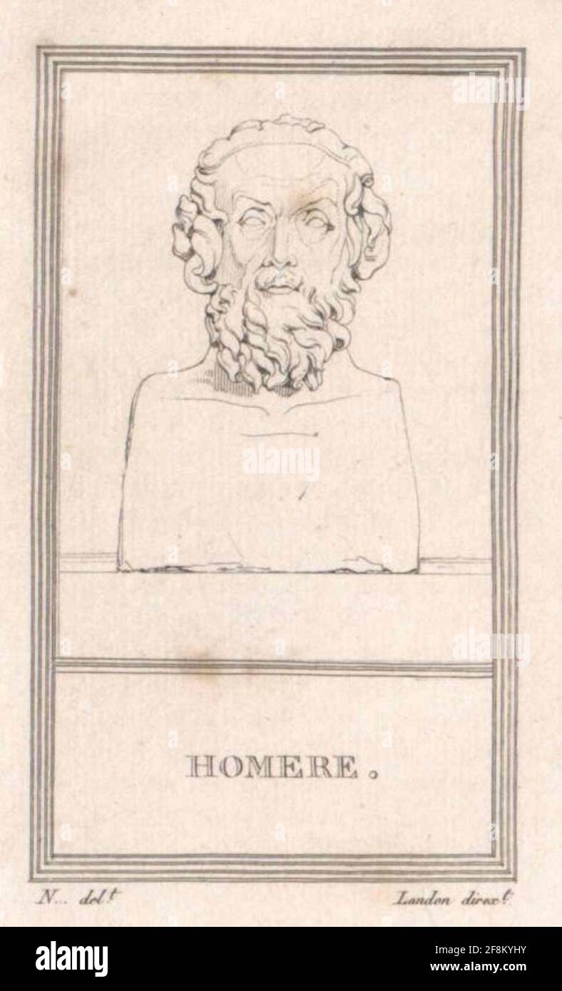 Homer ancient greek epic hi-res stock photography and images - Alamy