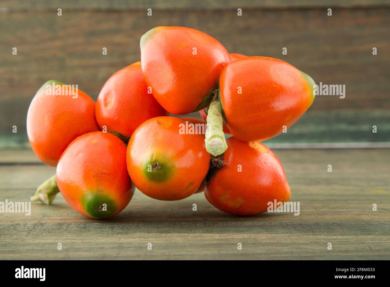 Chontaduro delicious tropical fruit - Bactris gasipaes Stock Photo - Alamy
