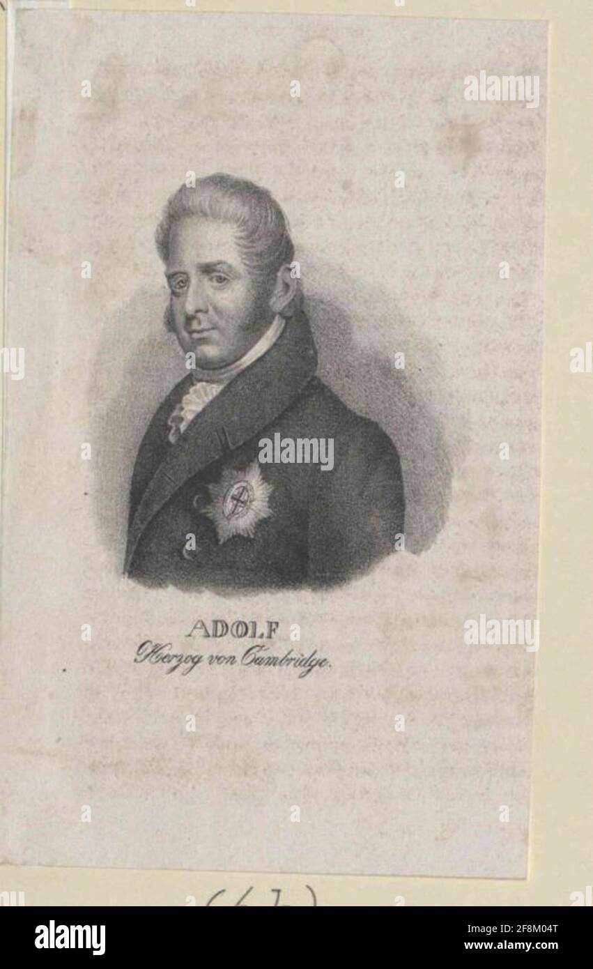 Adolf Friedrich, Duke of Cambridge Stock Photo - Alamy