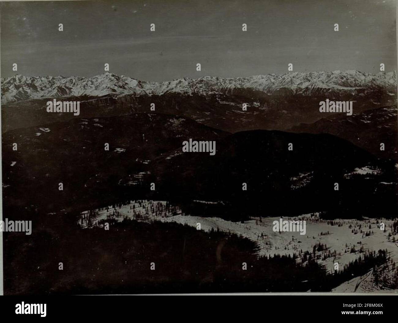 Panorama of Adamello to the Wild Freeger, recorded at the Val Piana ...