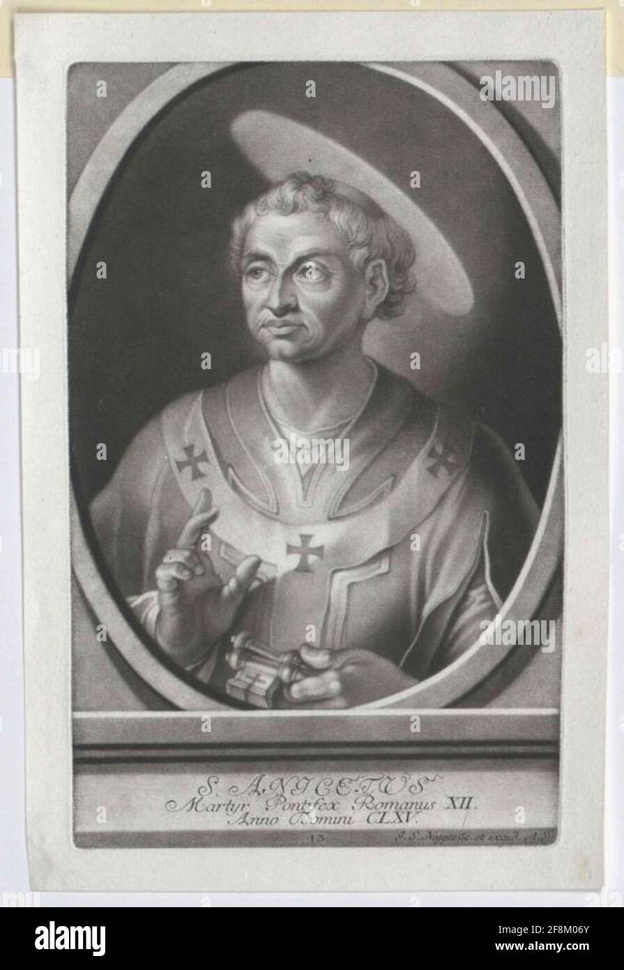 Anicetus, papa Stock Photo - Alamy