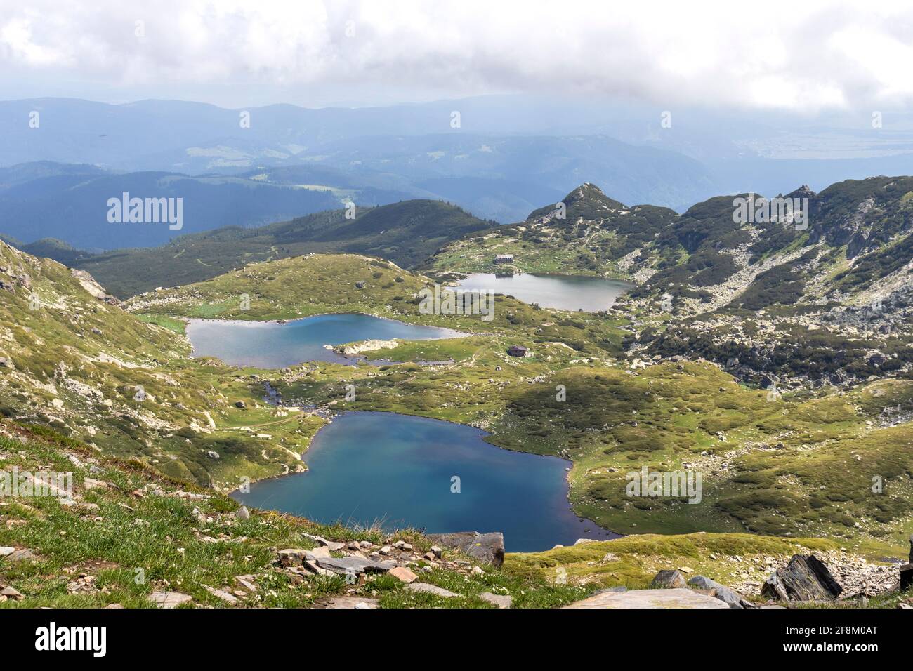 Amazing Landscape of The Seven Rila Lakes, Rila Mountain, Bulgaria ...