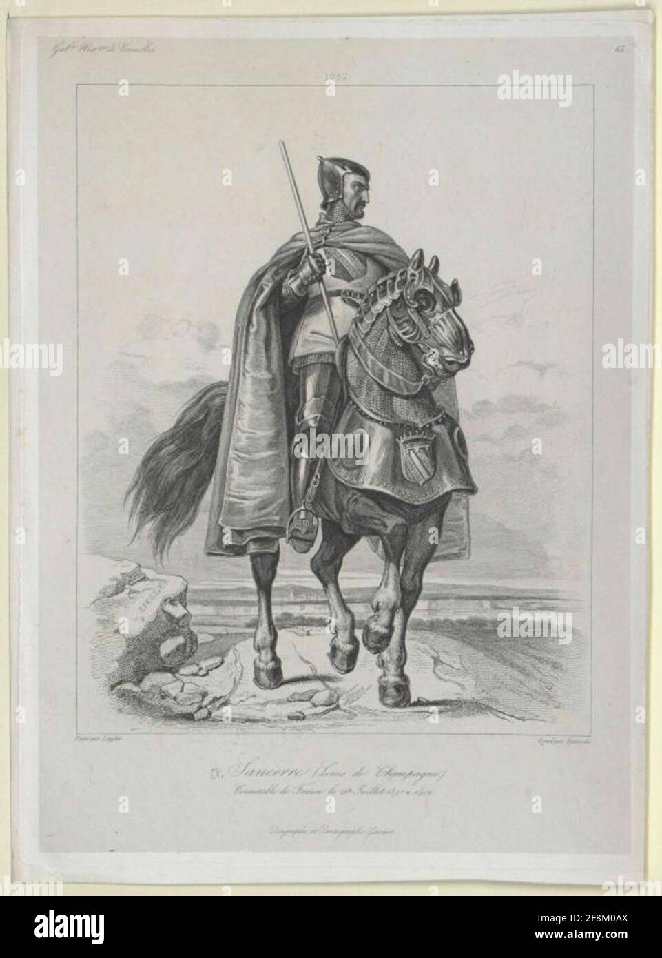Champagne, Louis Comte de Sancerre Stock Photo - Alamy