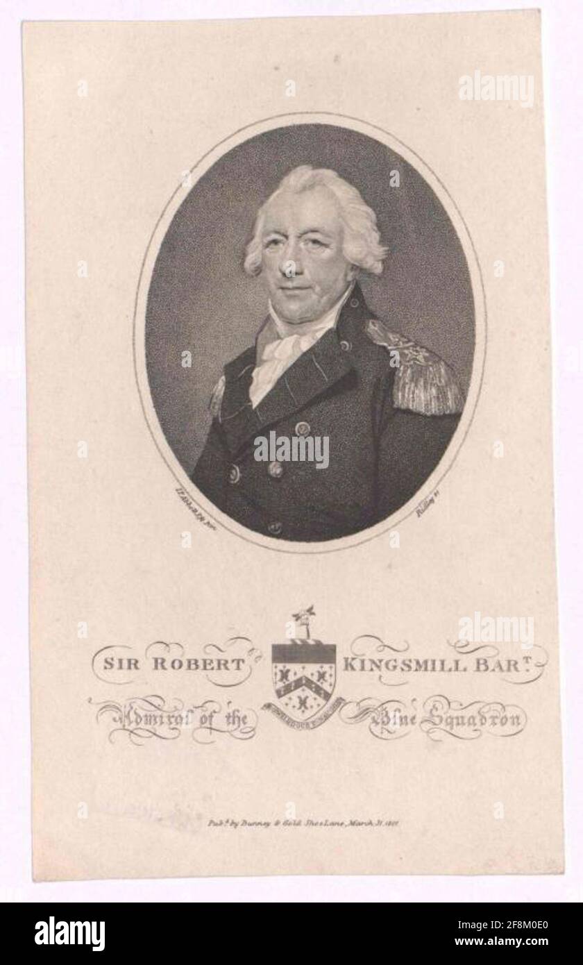 Kingsmill, Sir Robert Brice, 1. Baronet Stock Photo - Alamy