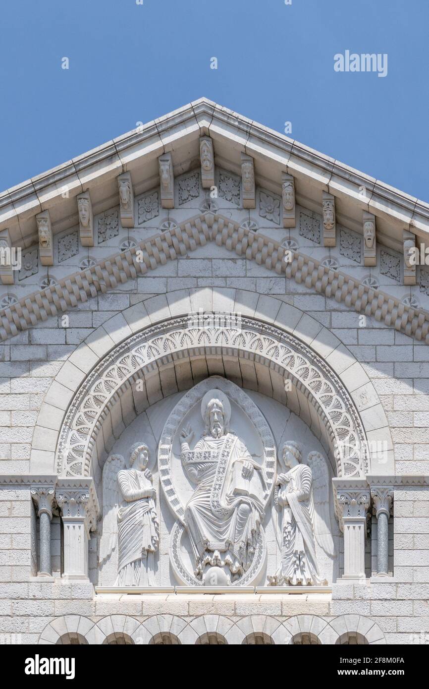 Cathedral of Our Lady Immaculate in Monaco Stock Photo - Alamy
