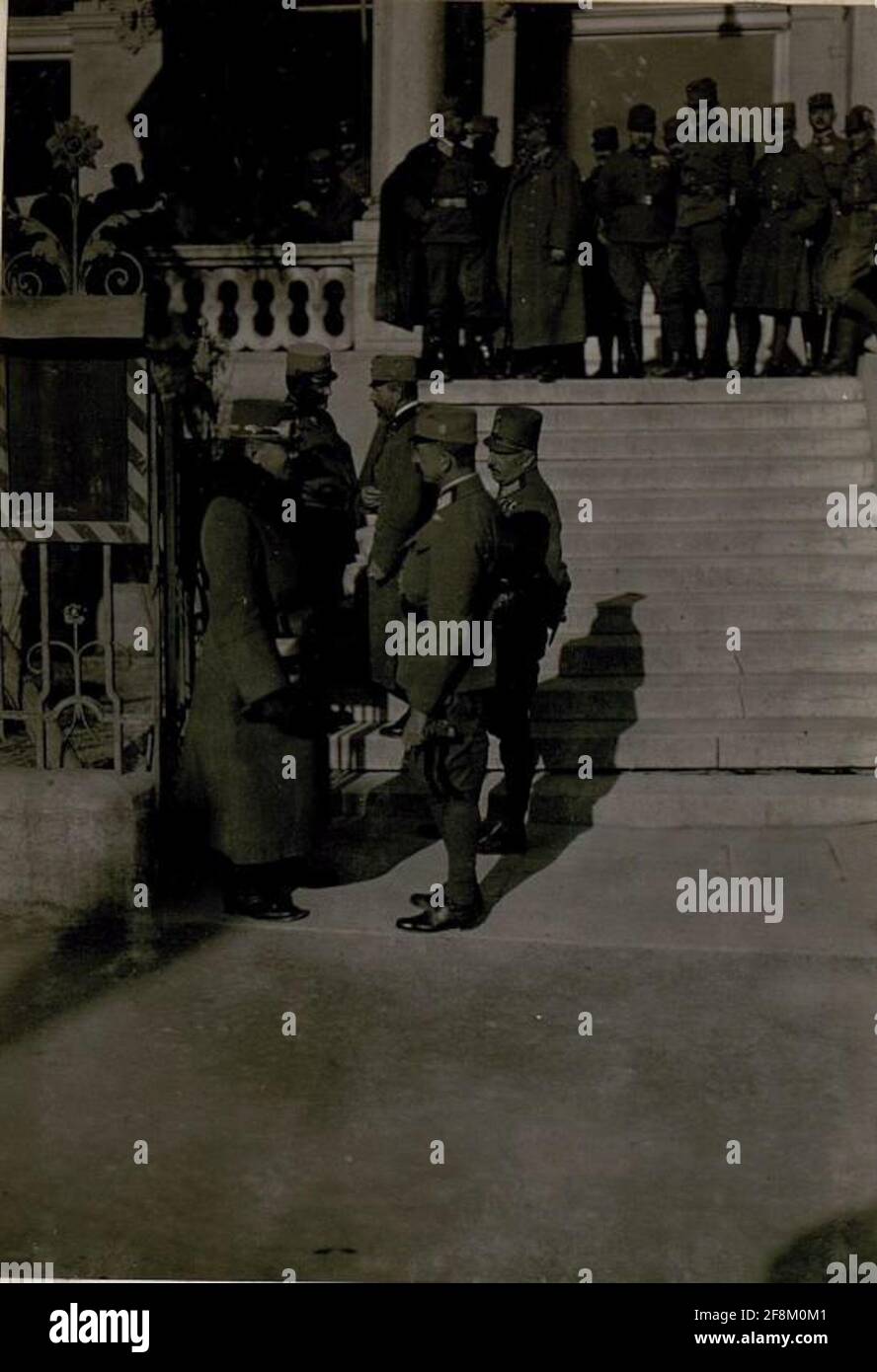 Visit of Archduke Heinrich, Archduke Peter and Archduke Josef Ferdinand ...