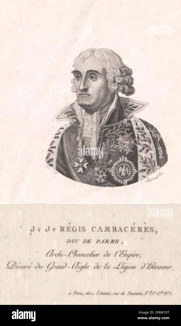 Jacques de cambaceres hi-res stock photography and images - Alamy
