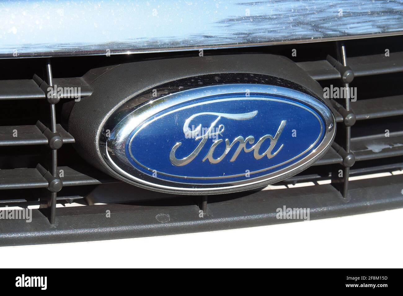 Ford logo on a car Stock Photo - Alamy