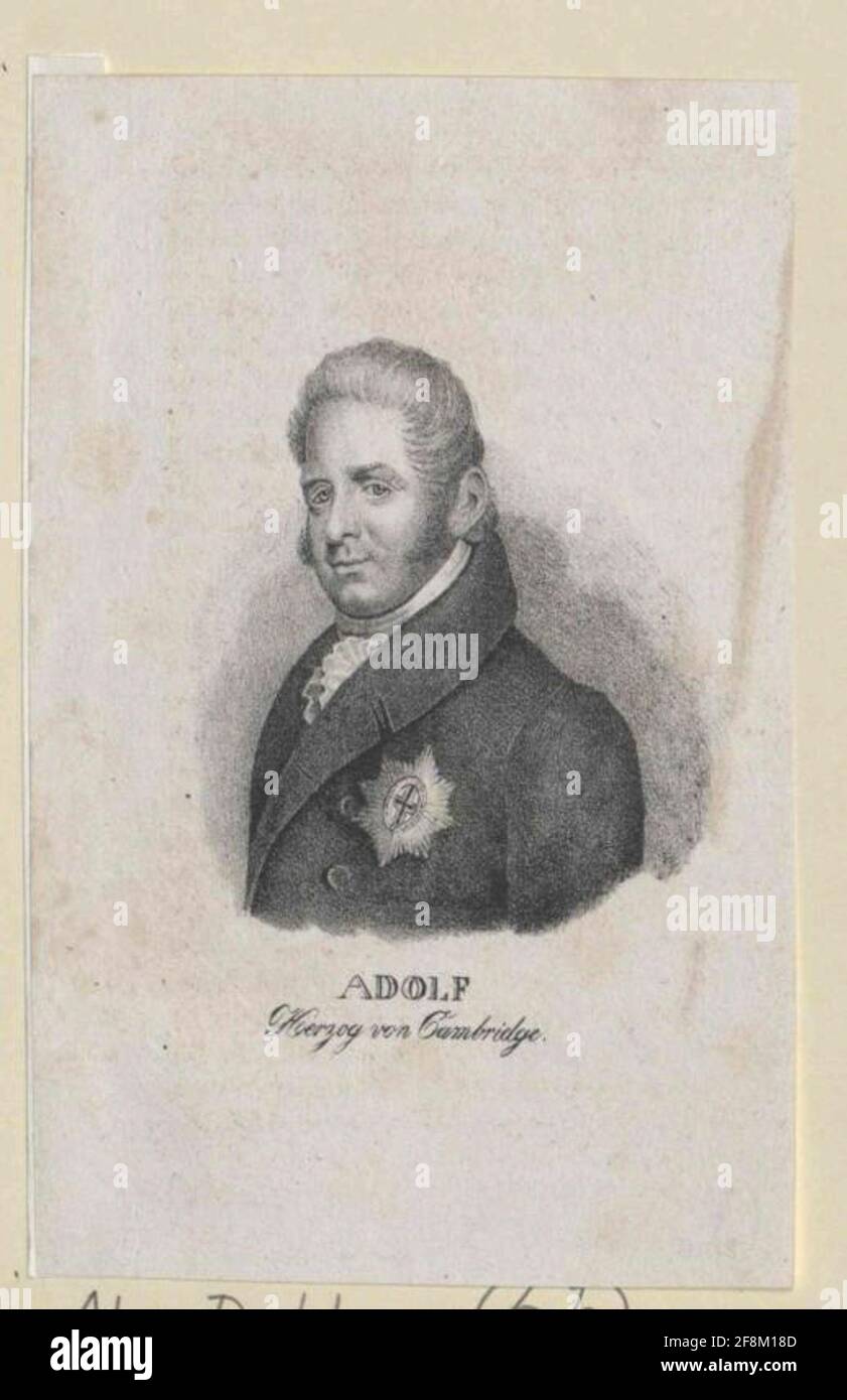 Duke adolf friedrich hi-res stock photography and images - Alamy