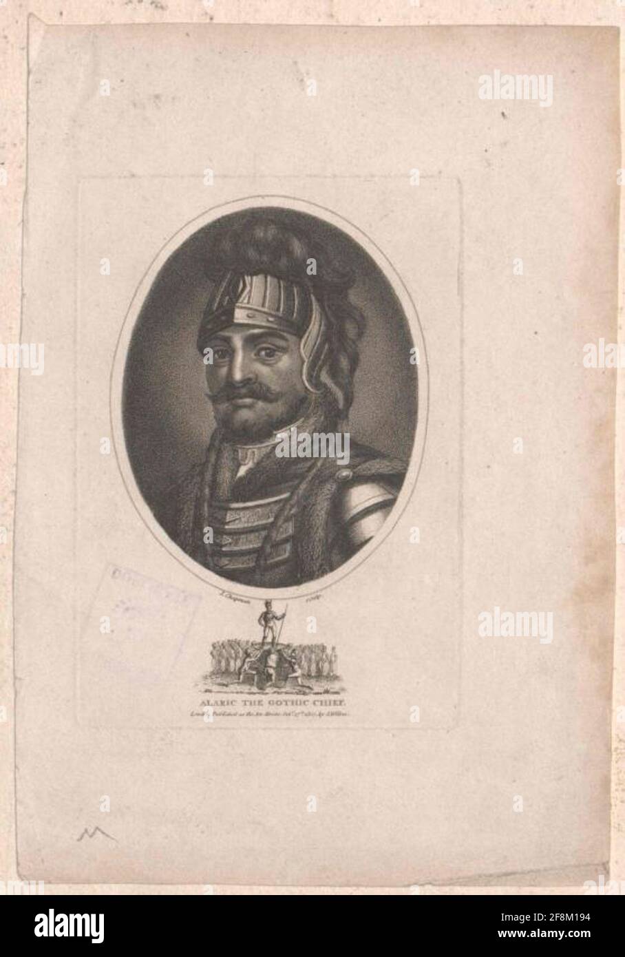 Alarich I, King of the Westgoten Stock Photo - Alamy