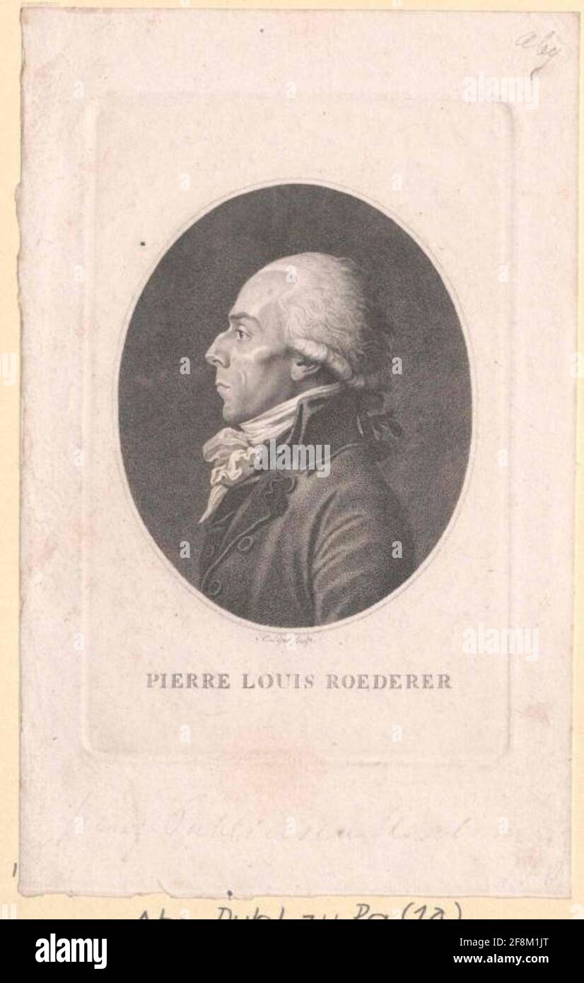 Roederer, Pierre Louis Stock Photo - Alamy