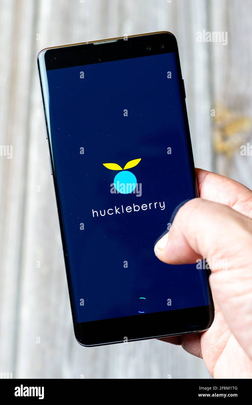 Huckleberry mobile app hi-res stock photography and images - Alamy