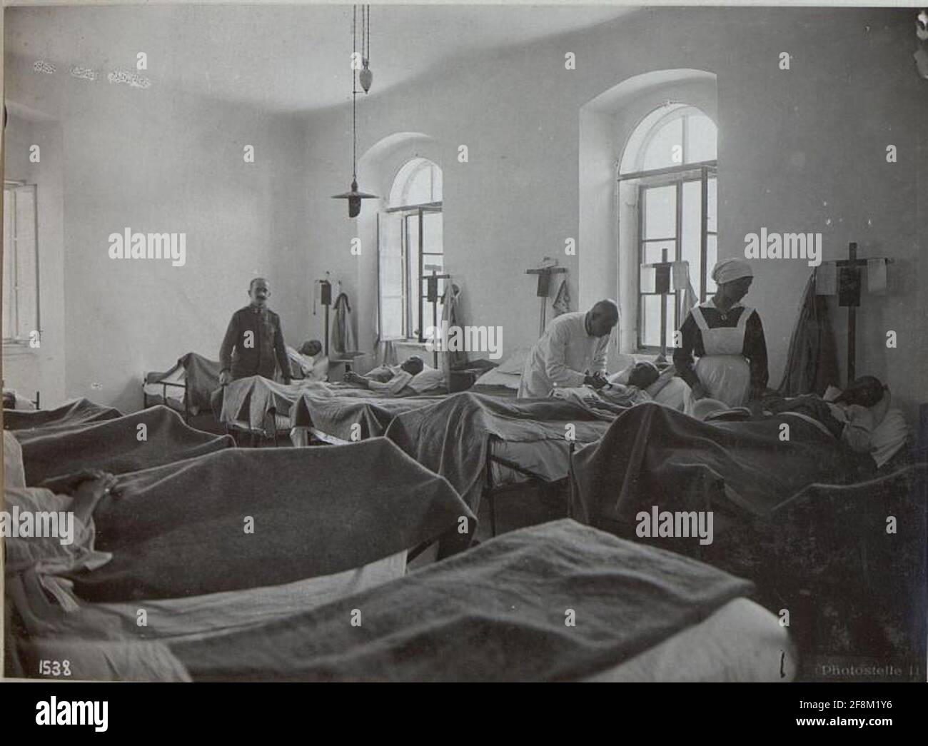 Reserve hospital: Jägerndorf. Infectious room Stock Photo - Alamy