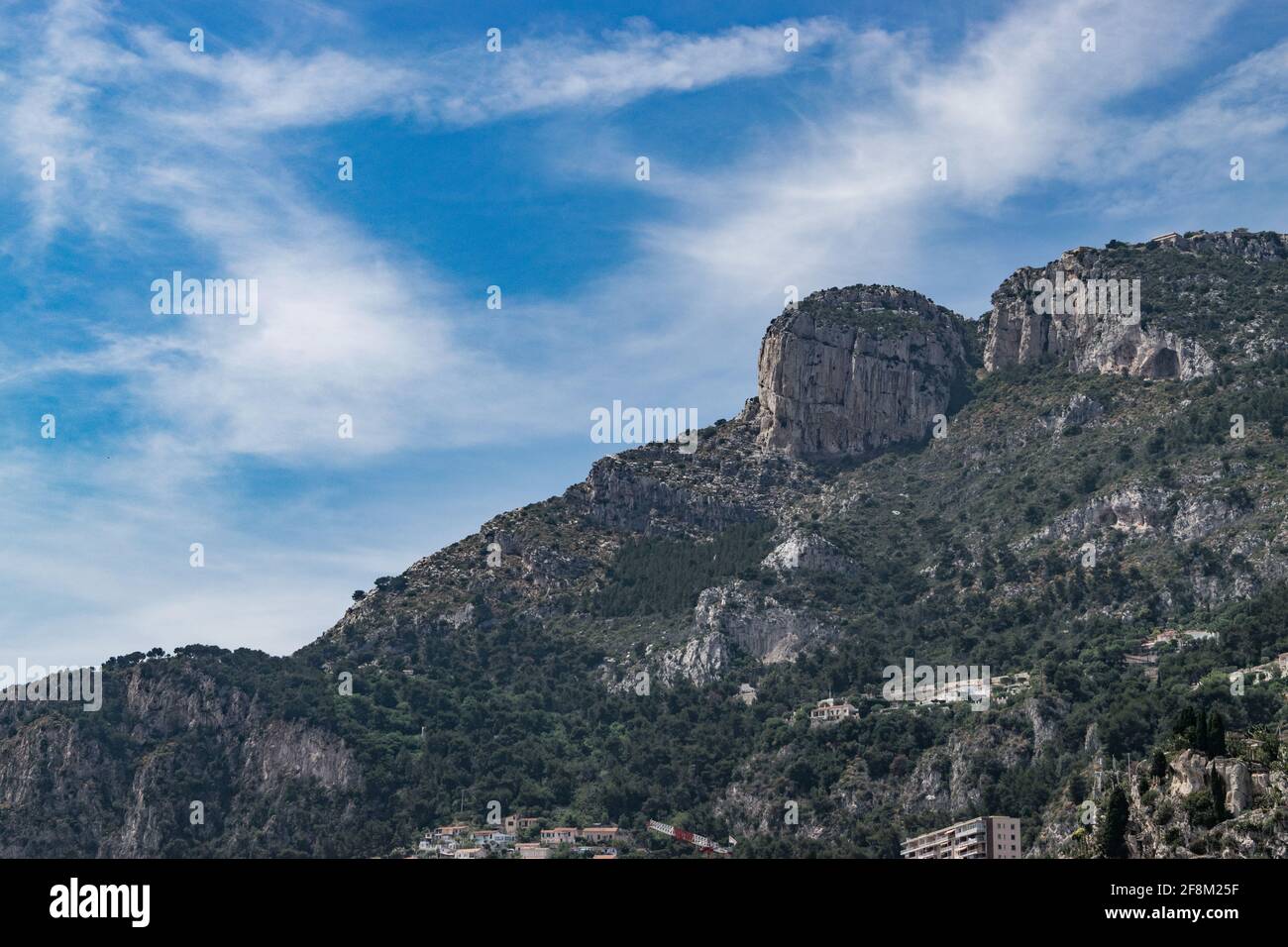 Mountains and hills above Monaco Stock Photo - Alamy