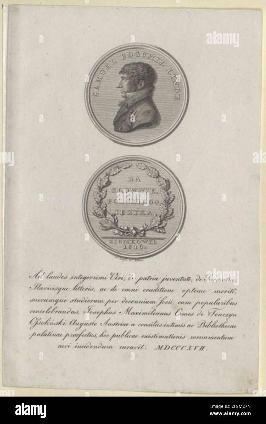 Linde, Samuel Bogumil of Stock Photo - Alamy