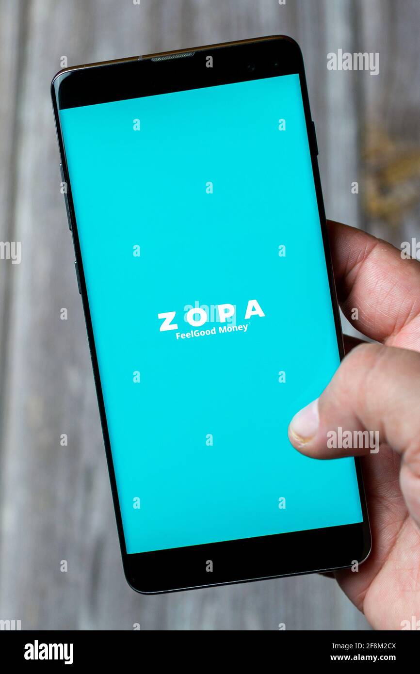 Zopa application hi-res stock photography and images - Alamy